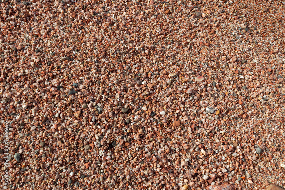 Red Sand and Stones of the red Sea Coast, Natural Texture Background ...