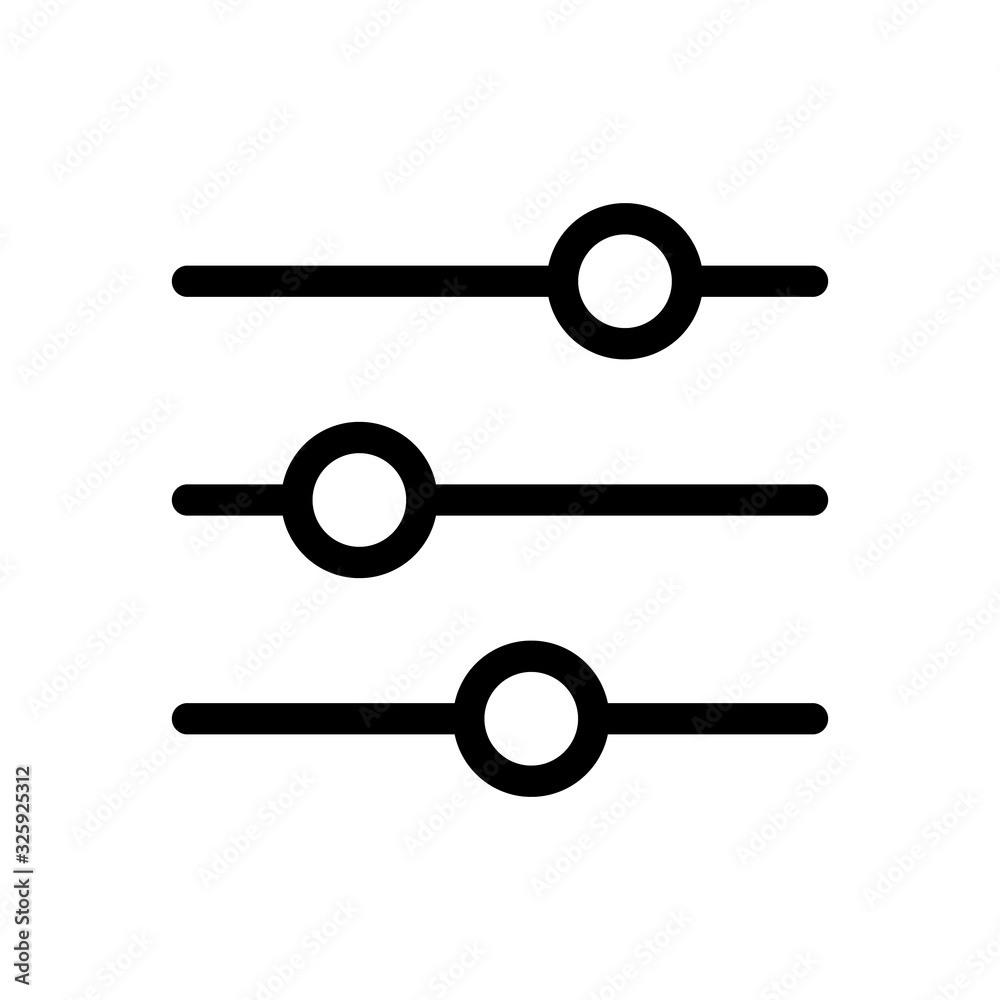 Basic Icon Setting Stock Vector | Adobe Stock