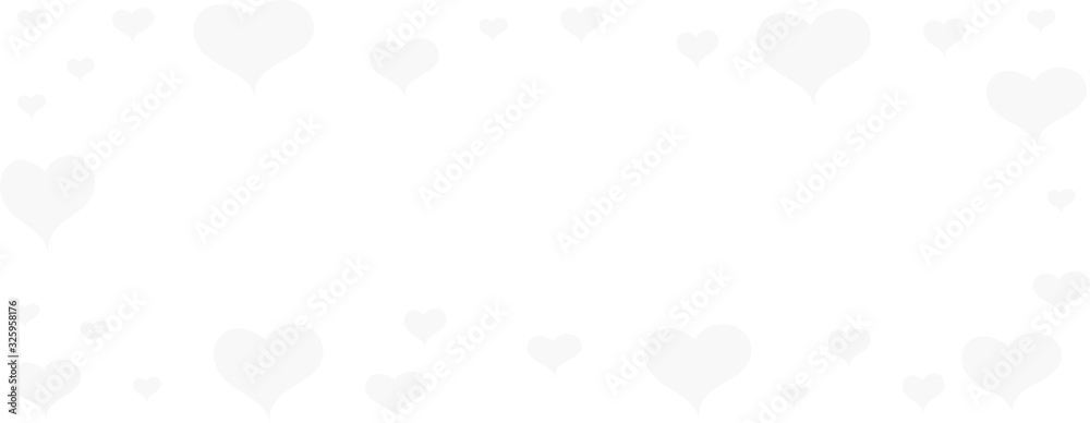 Gray heart vector. Hand drawn love icon isolated. Paint brush stroke ...