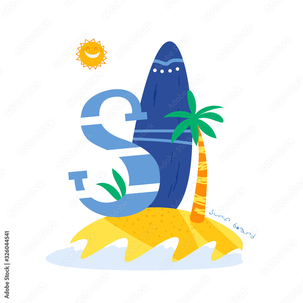 Funny Marine Alphabet For Kids Education Vector Handwritten Typeface funny-marine-alphabet-for-kids-education-vector-handwritten-typeface