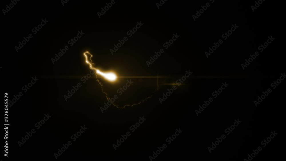 Light Streak Particle With Lens Flare Fx Loop/ 4k animation of an ...
