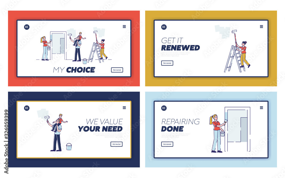 Fototapeta mapa świata dla dzieci Happy Family Repair Home Website ...