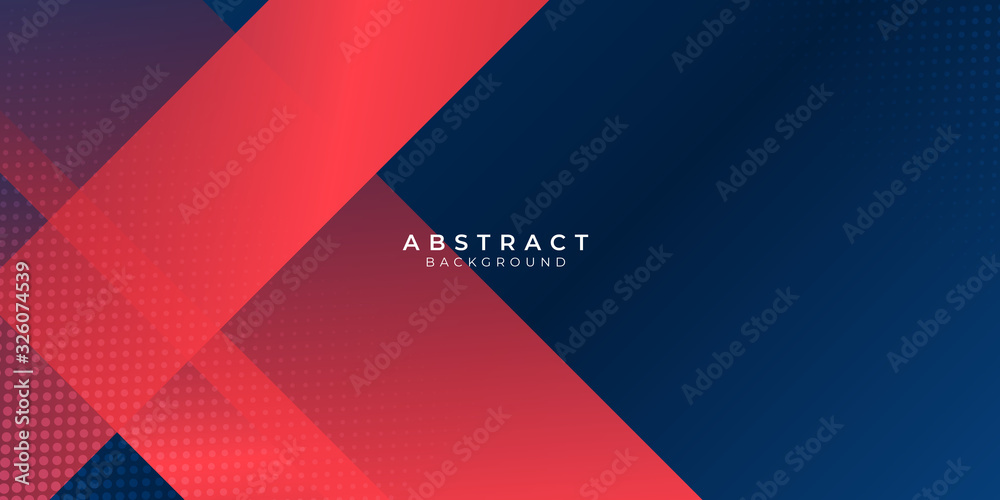 Red blue abstract presentation background with shiny gradient line ...