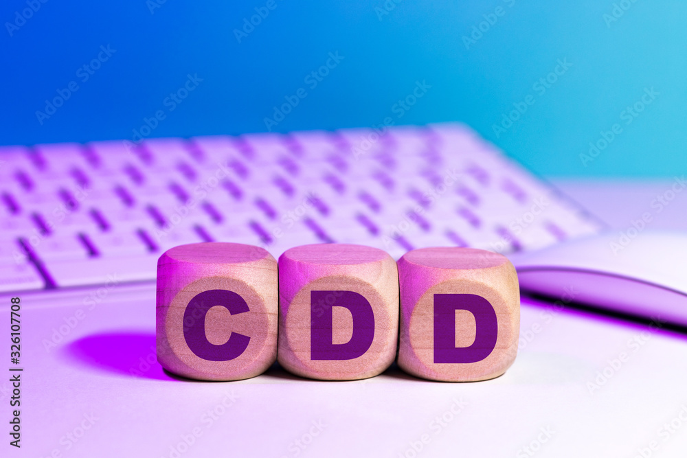 CDD - acronyme de Contrat à Durée Déterminée Stock Photo | Adobe Stock