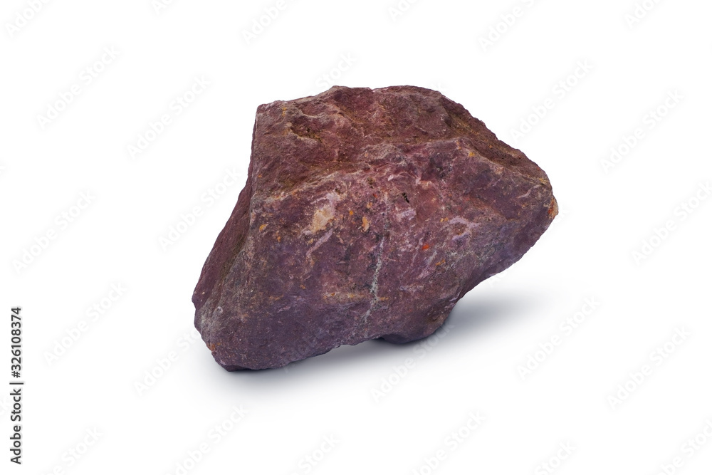 Shale stone isolated on white background, Shale is a sedimentary rock ...