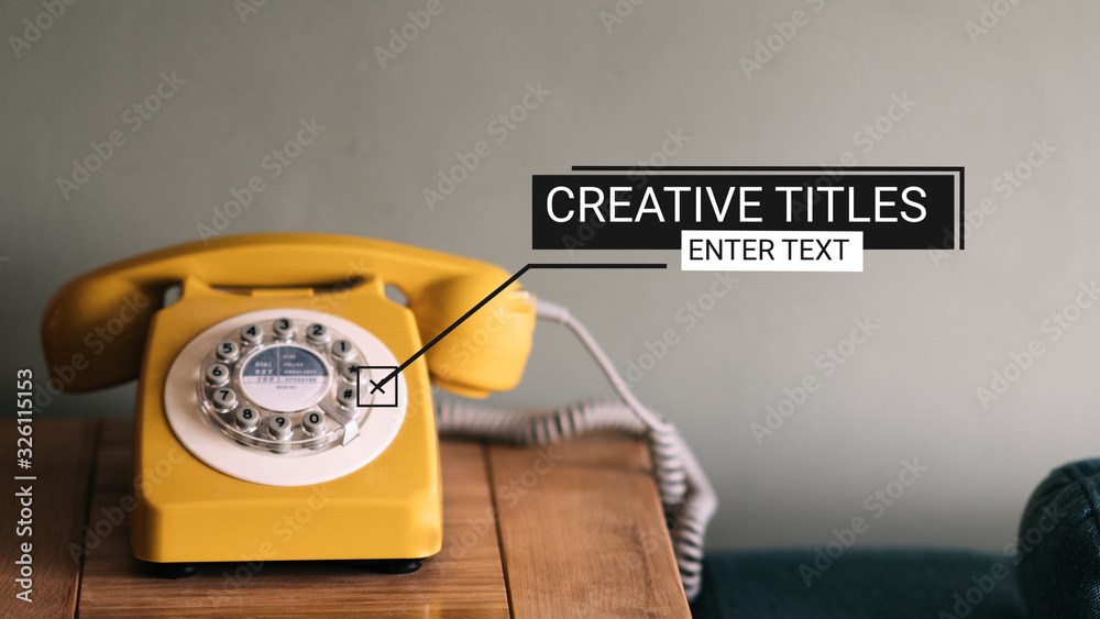 10 Call Out Titles Stock Template | Adobe Stock
