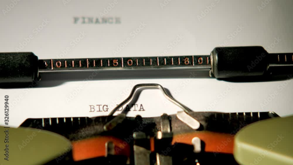 Big data Typewriter 4K Visual Resource high res graphic resource ...