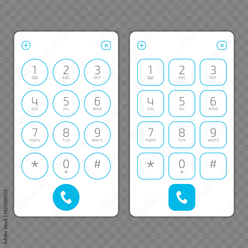 Telephone Keypad Clipart