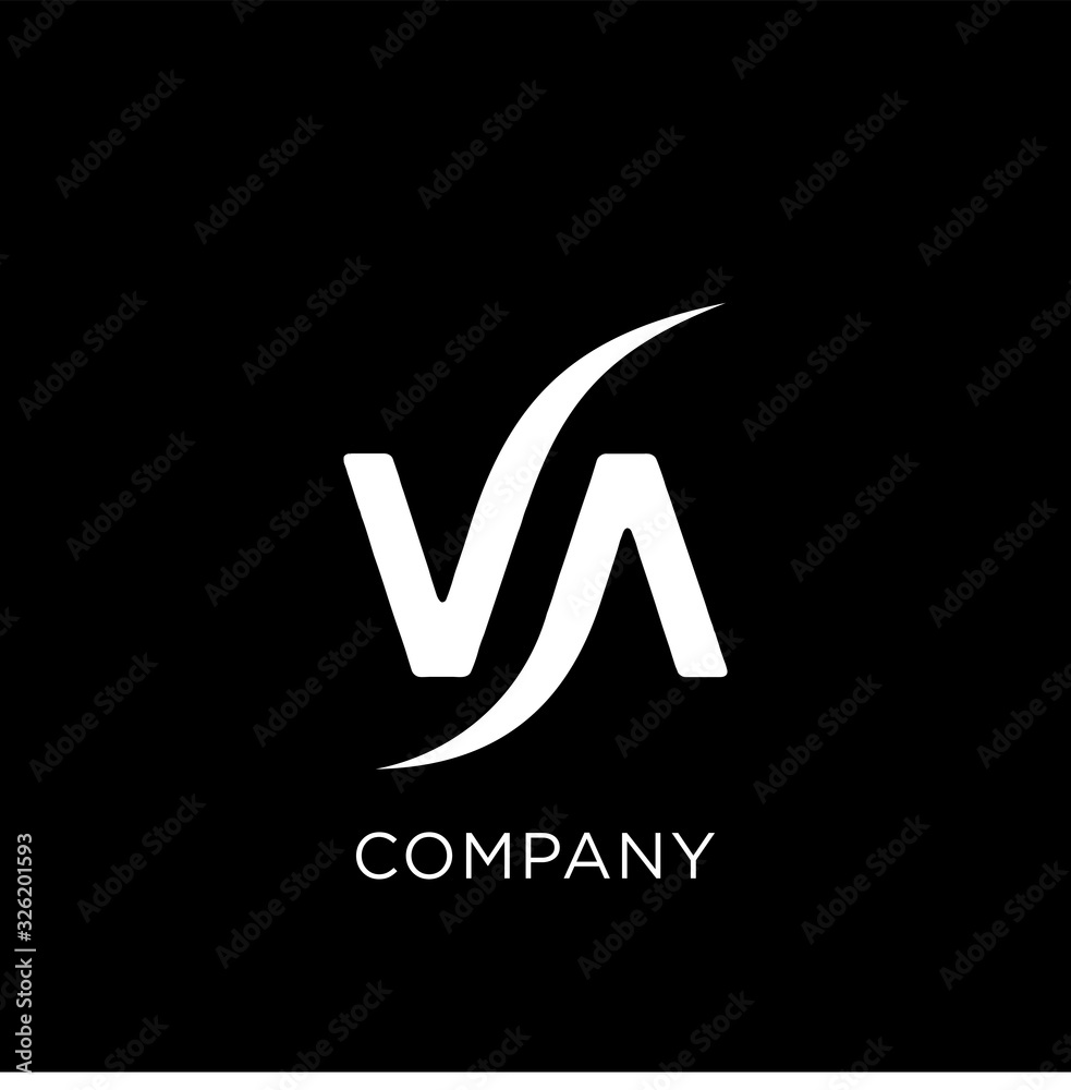 va logo for company Stock Vector | Adobe Stock