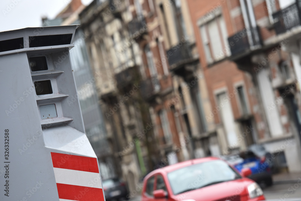 radar circulation infraction verbalisation vitesse Stock Photo | Adobe ...