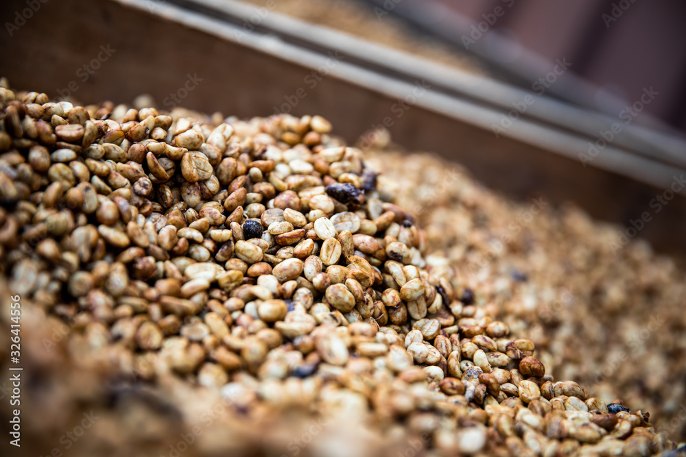 Natural or Dried in the coffee Process, honey Process skin and pulp are ...