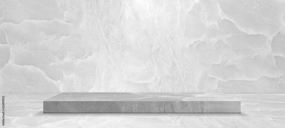 Product stage on marble background.with studio for showing or design ...