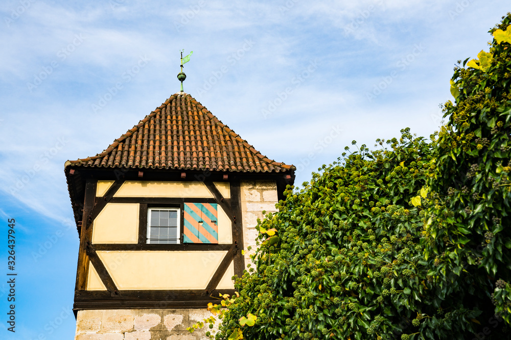 Tower of Esslinger Burg. Castle in Esslingen am Neckar, Germany Stock ...