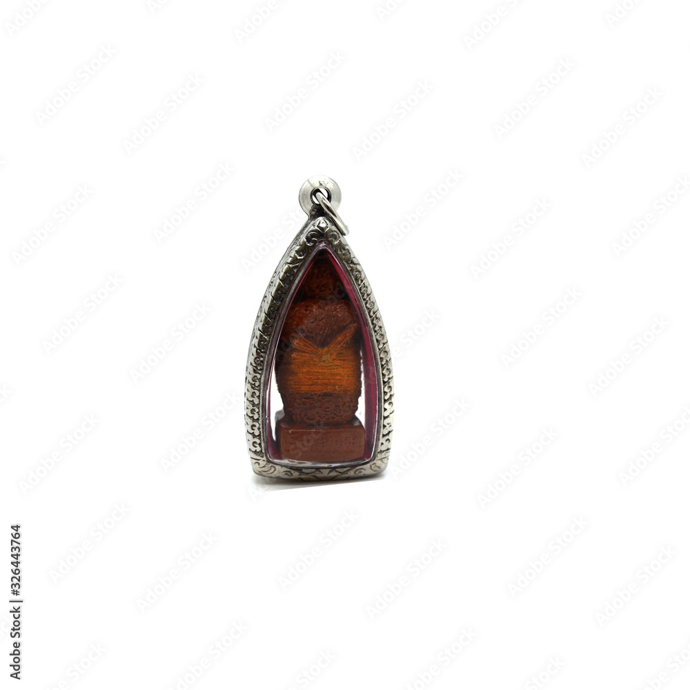 religious pendant - small thai red eyes magic amulet image used as ...