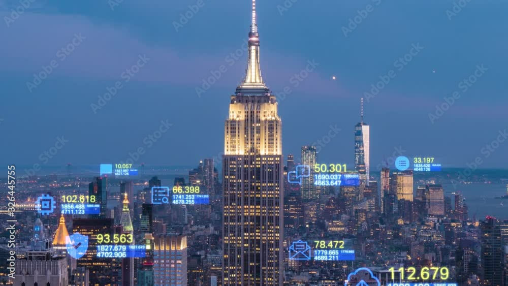 Urban Infographics Stock Video | Adobe Stock
