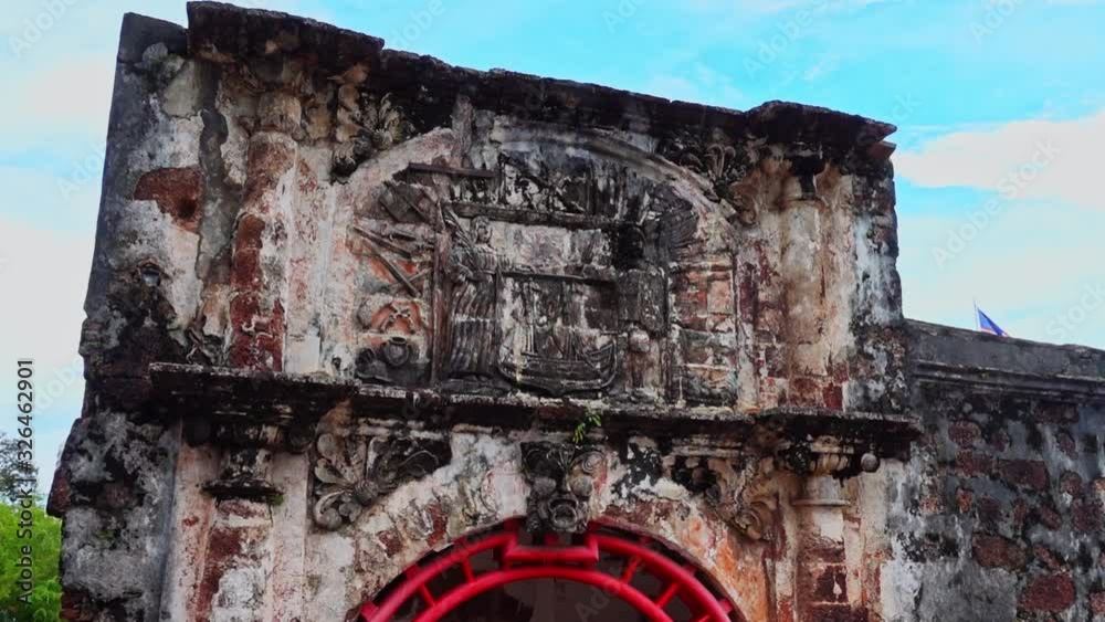 Ancient Art Carvings On The Upper Wall At The Entrance Of The Heritage ...