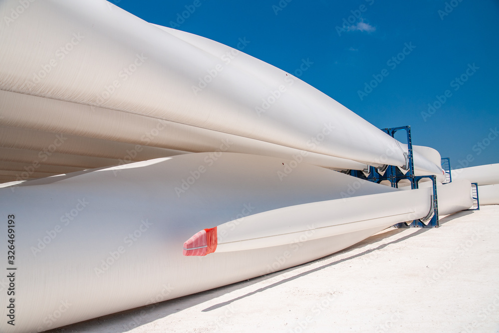 Wind turbine power for electricity system part of rotor blade of a ...