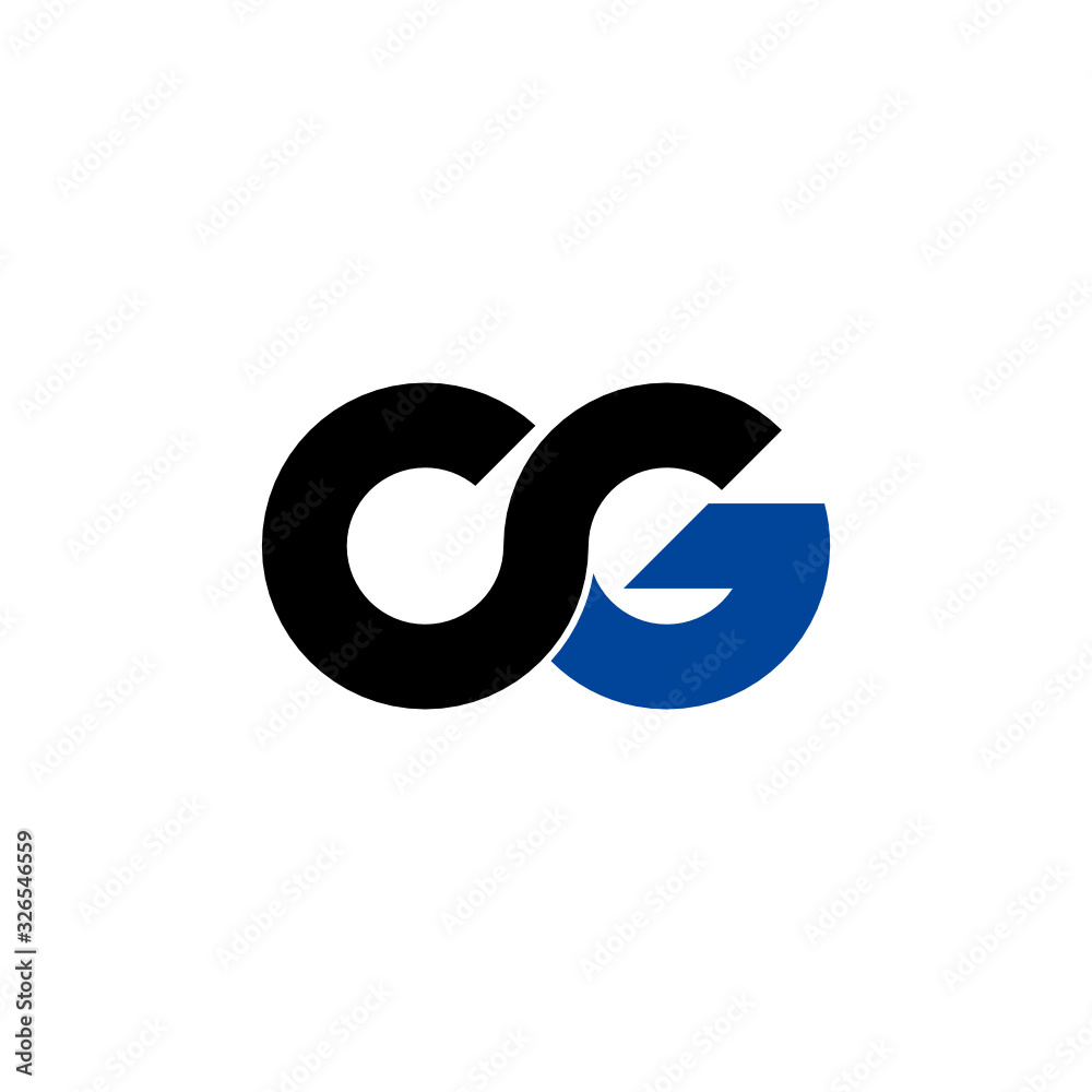 Letter CG logo icon design vector Stock Vector | Adobe Stock