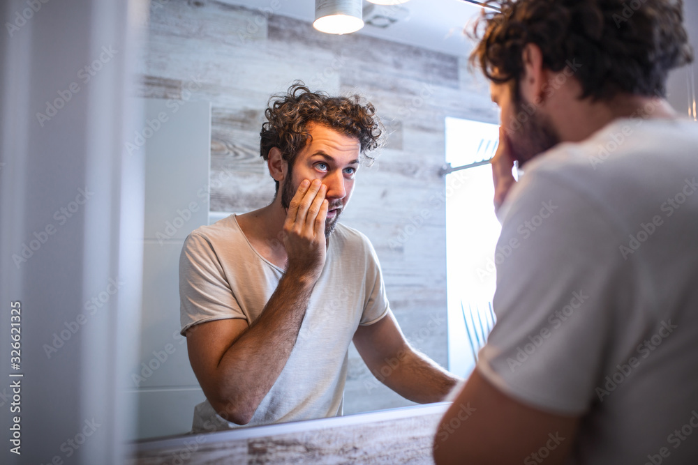 Bathroom Mirror Reflection