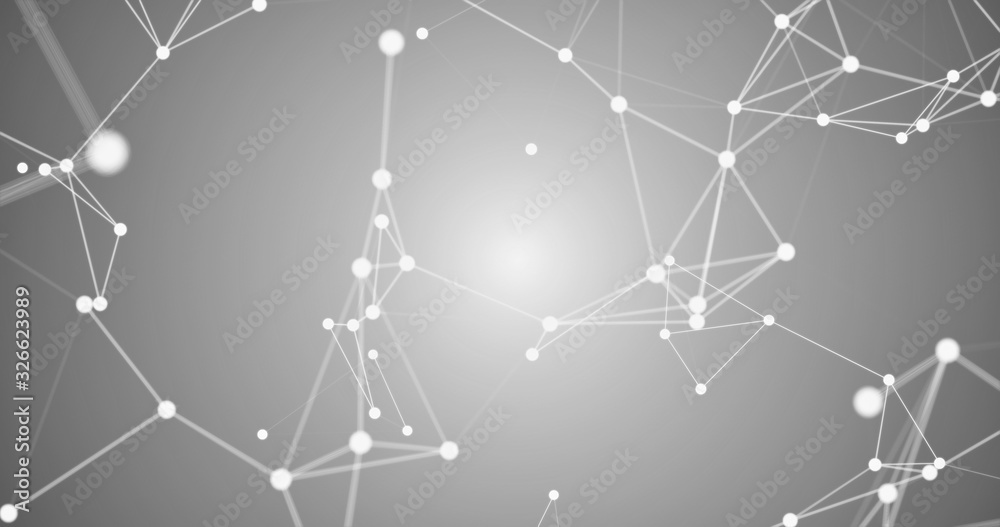 Abstract dot points connections illustration background transformation ...