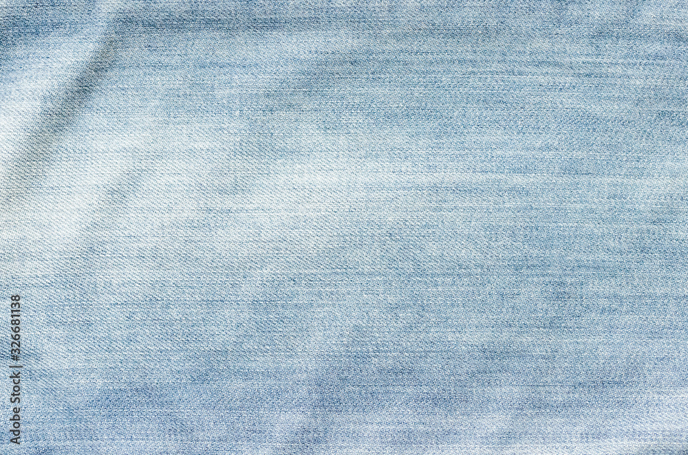 Retro color tone of blue denim jeans fabric texture for background ...