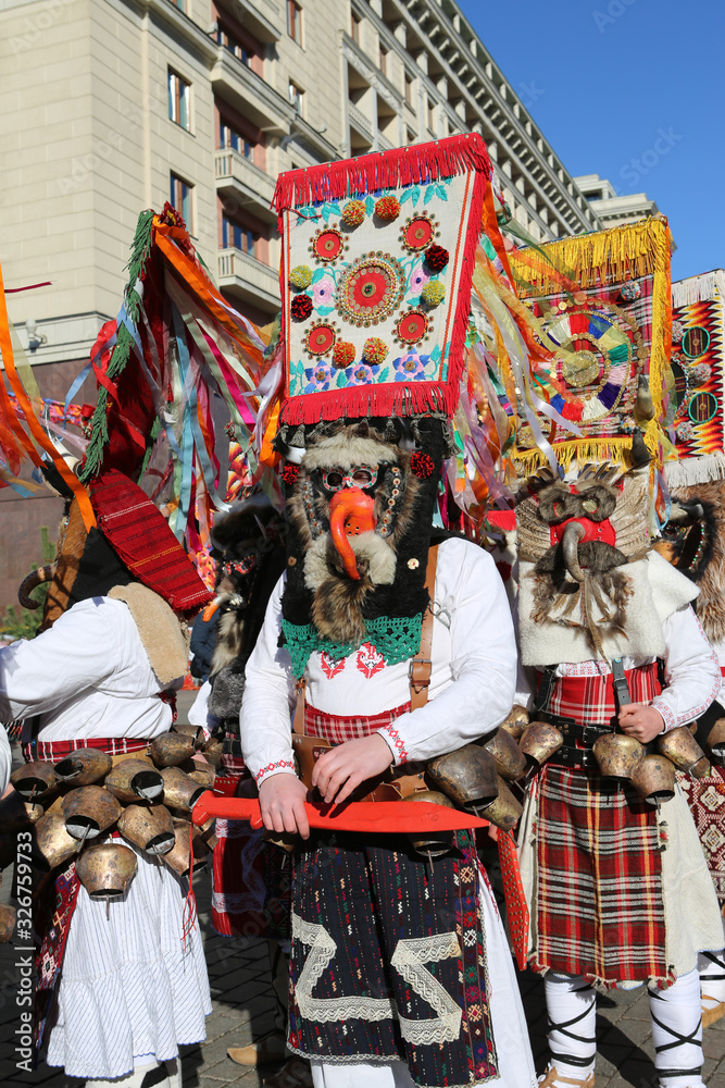 Moscow Maslenitsa Festival, Russia. Traditional national celebration in ...