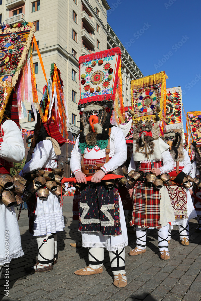 Moscow Maslenitsa Festival, Russia. Traditional national celebration in ...