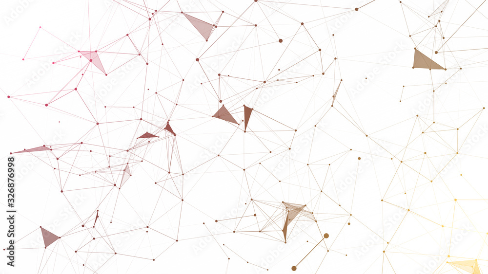 Abstract dot points connections illustration background transformation ...