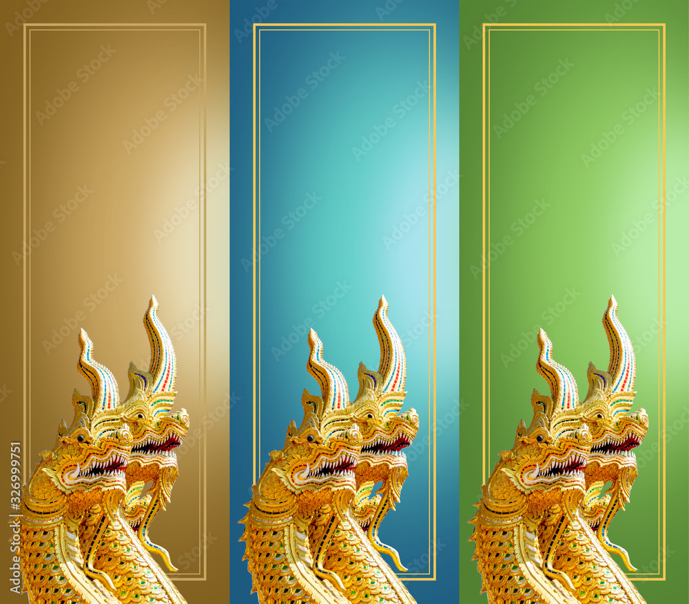3 vertical backgrounds decorated with double-sided lapses. Naga is a ...