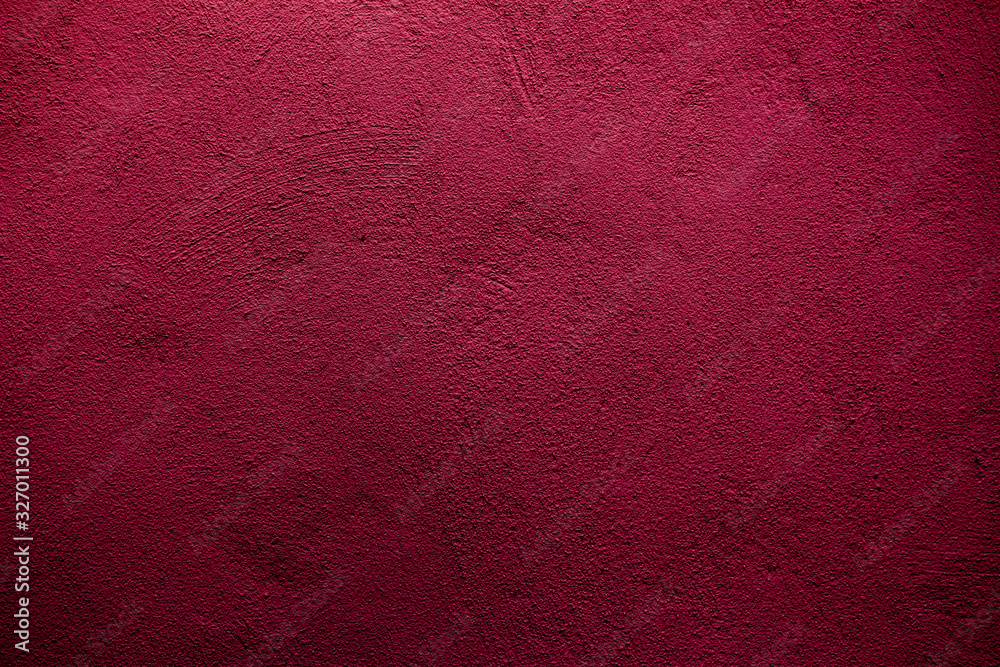 Crimson colored abstract wall background with textures of different ...