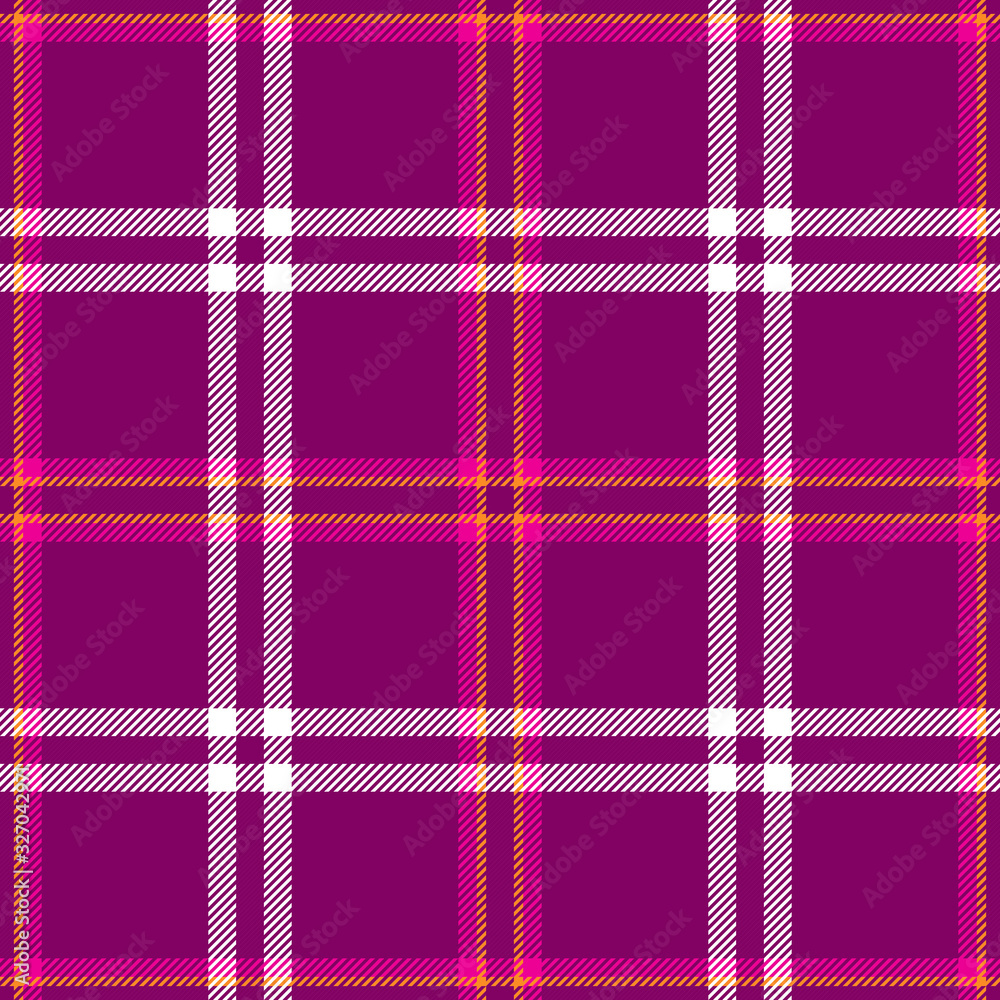 Pink And Purple Plaid Background