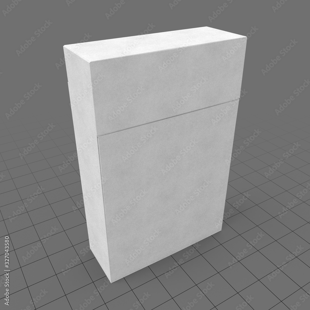 Closed cigarette box Stock 3D asset | Adobe Stock