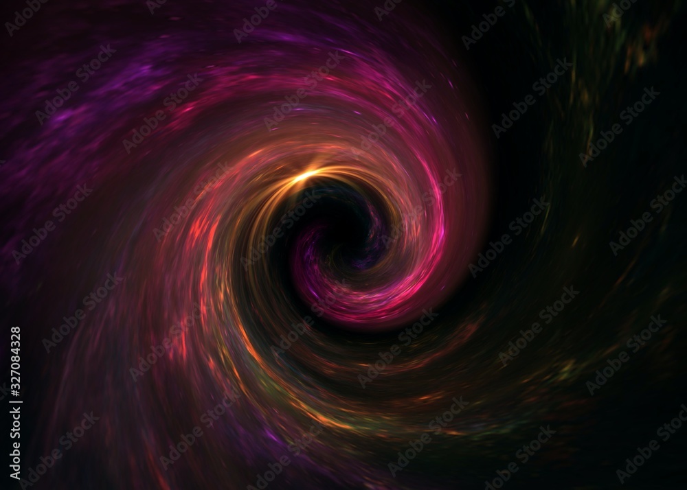 black hole, science fiction wallpaper. Beauty of deep space. Colorful ...