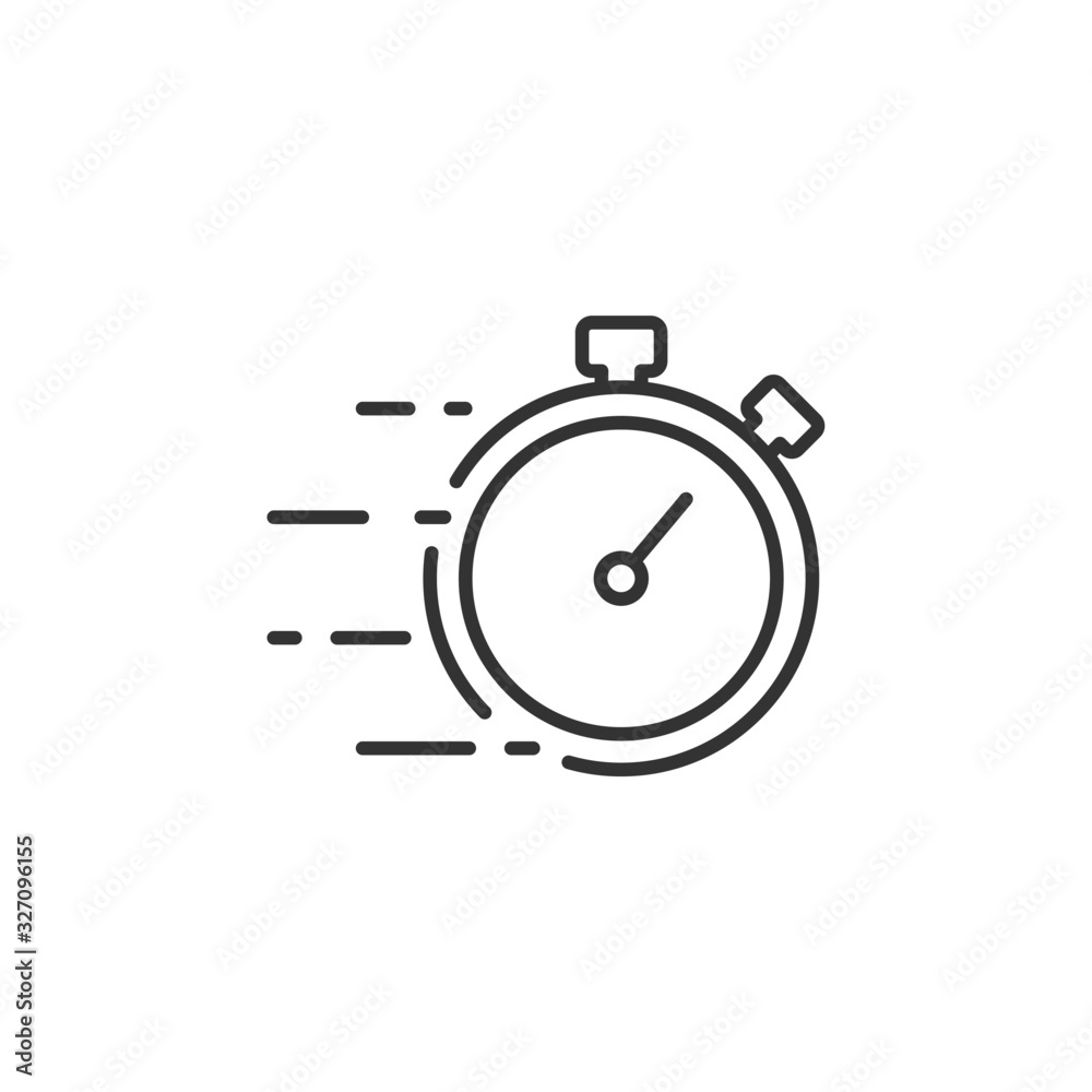 Fast time delivery icon template color editable. Fast time delivery ...