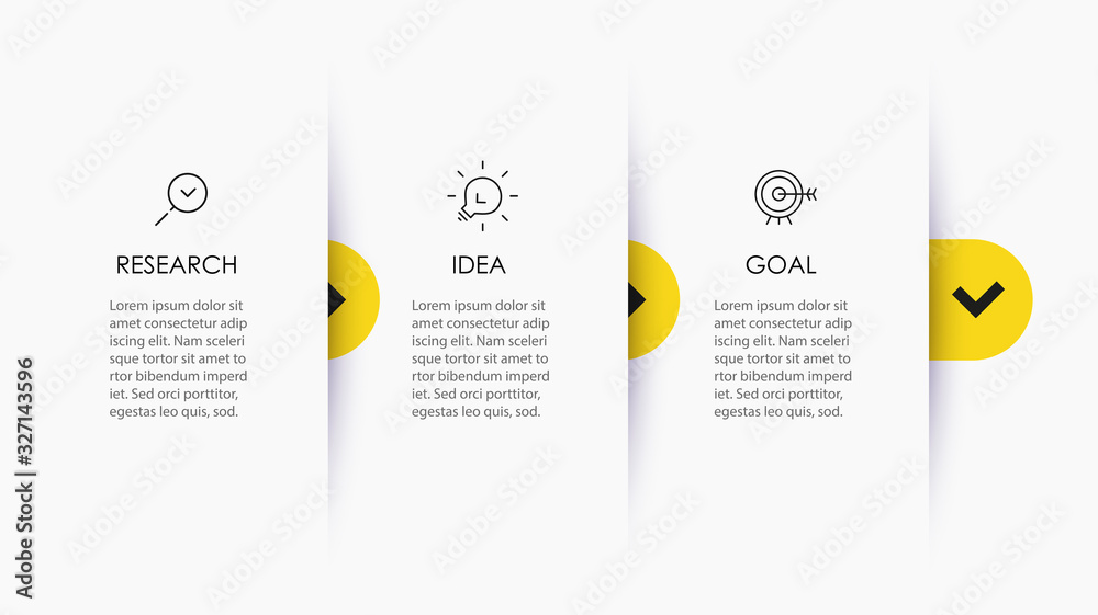 Vector Infographic Template Stock Vector Adobe Stock