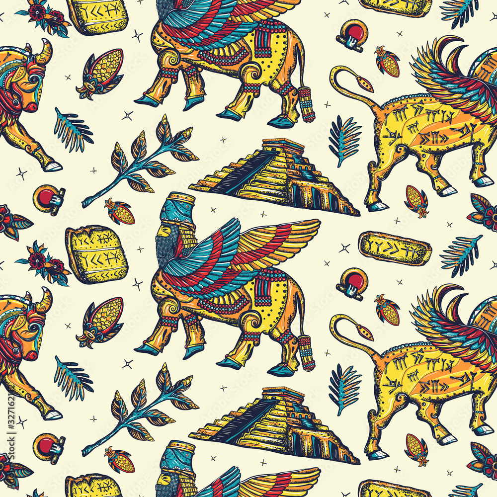 Ancient Sumerian Civilization. Mesopotamian goddess. Assyrian culture ...