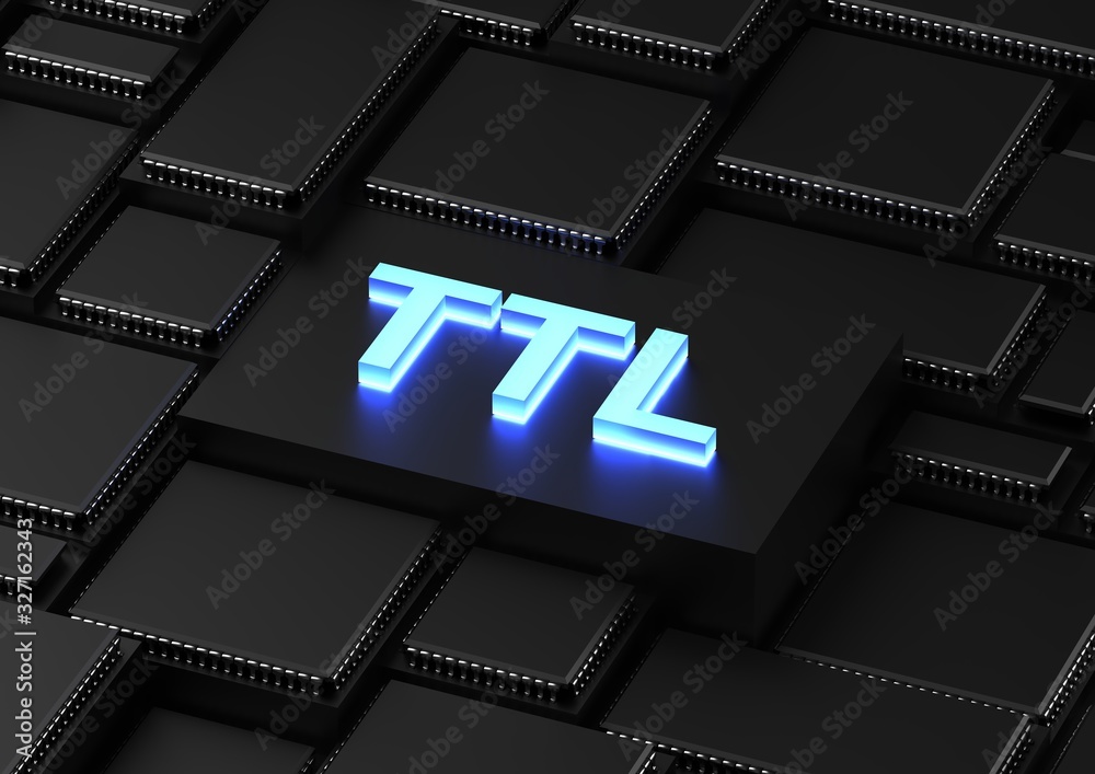 TTL acronym (Transistor–transistor logic) Stock Illustration | Adobe Stock