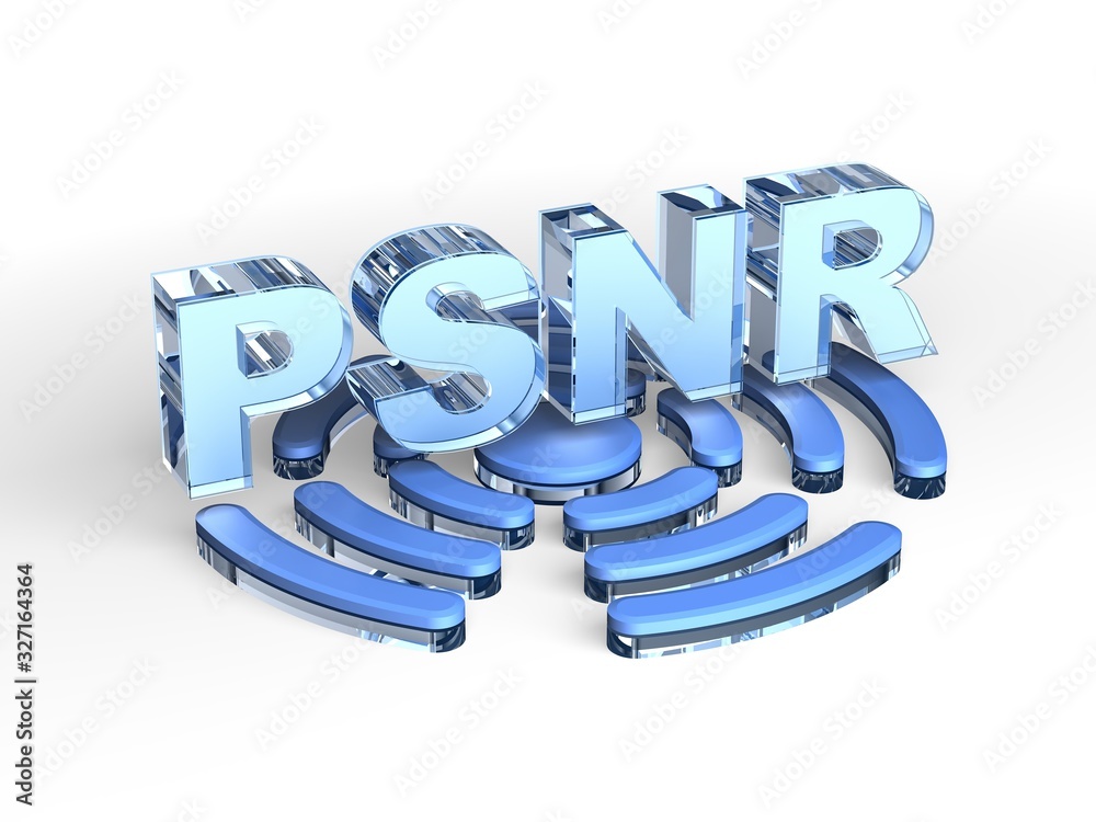 PSNR acronym (Peak signal-to-noise ratio) Stock Illustration | Adobe Stock
