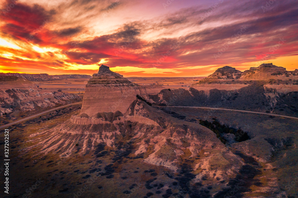 Scottsbluff National Monument Stock Photo | Adobe Stock