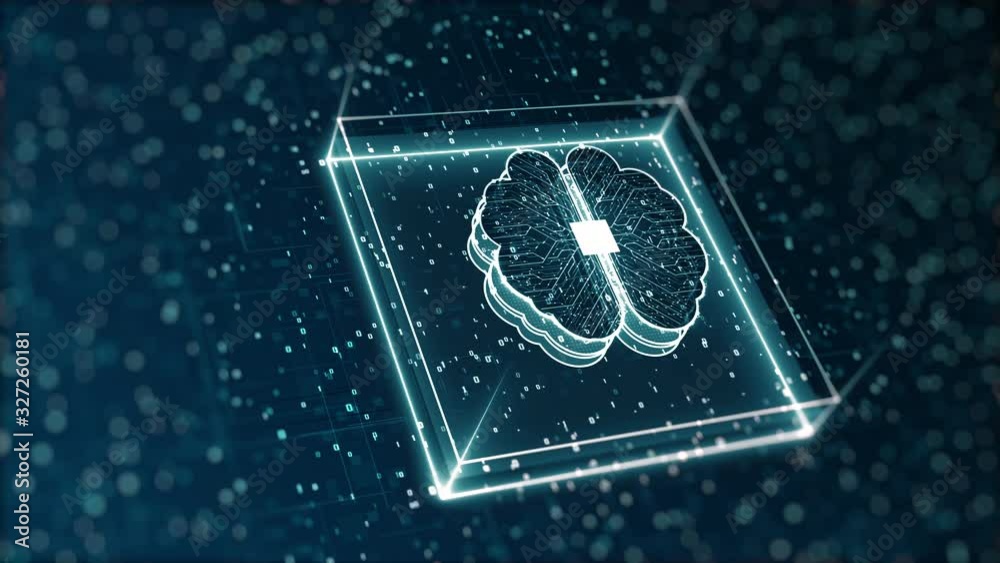 Technology artificial intelligence (AI) digital binary data and big ...