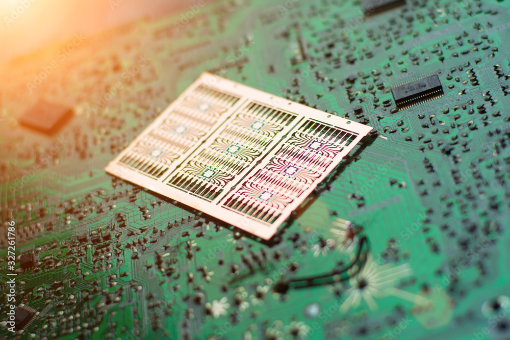 Semiconductor lead frame for electronic chip ,Micro chip,Technology ...