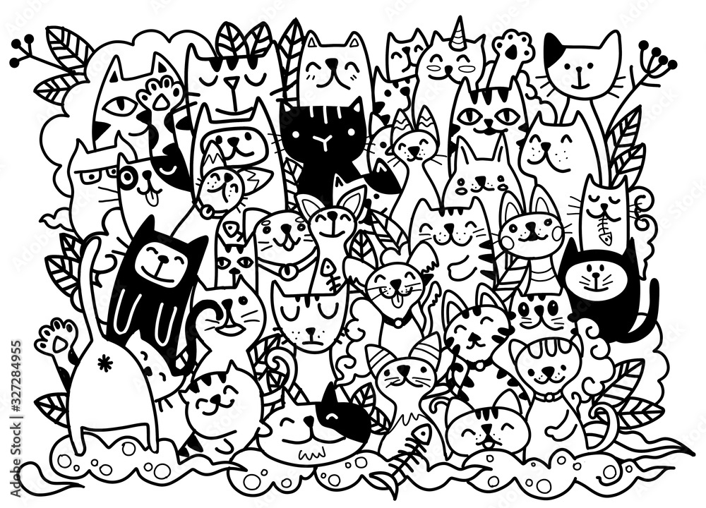 Doodles Of Cats