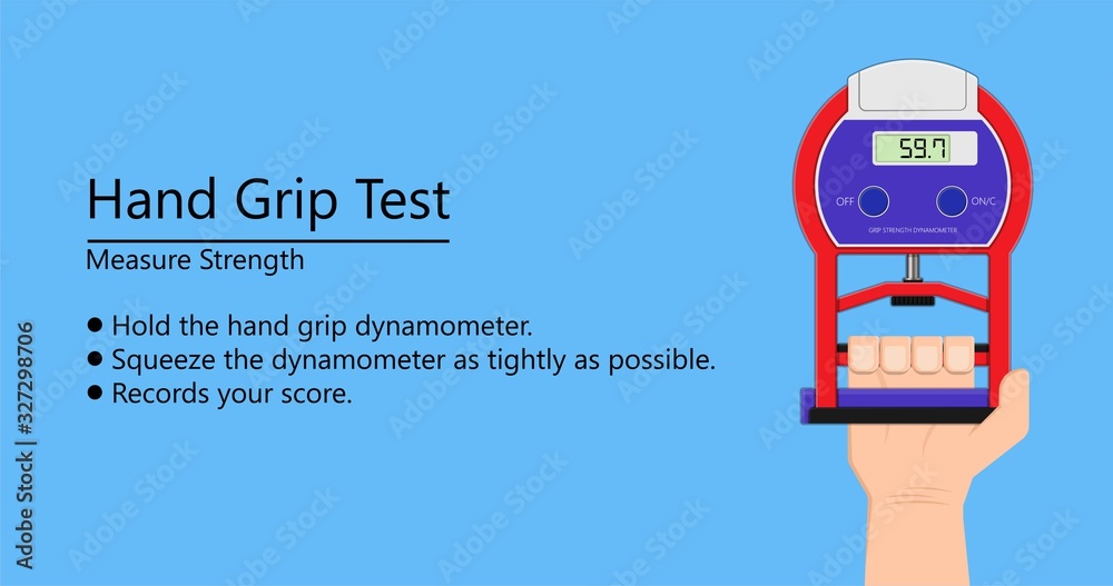 Handgrip Muscle Strength Scale Dynamometer Testing measure therapist ...