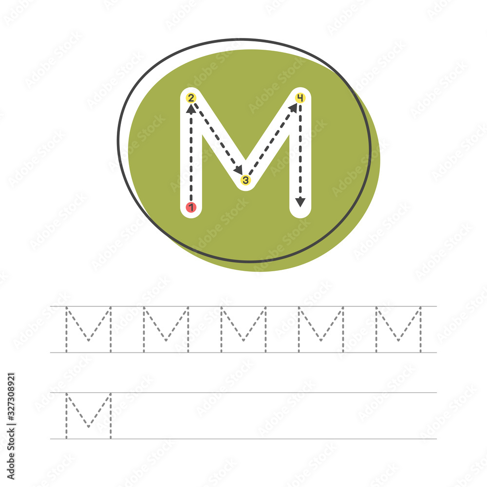 Learning to write a letter. A practical sheet from a set of exercises ...