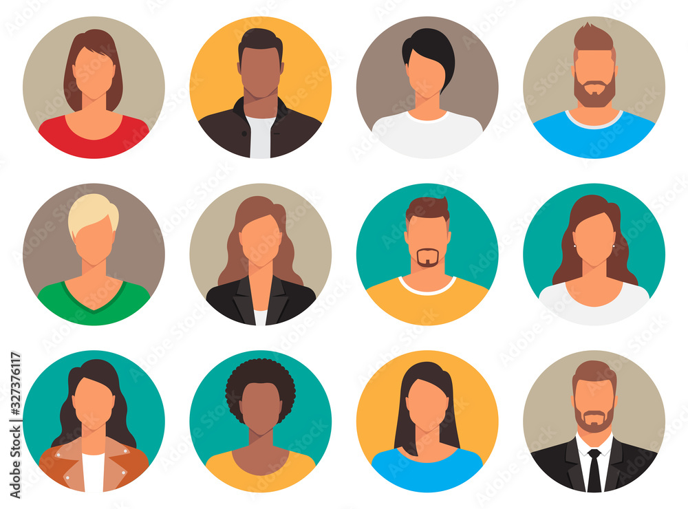 Vector characters design Stock Vector | Adobe Stock