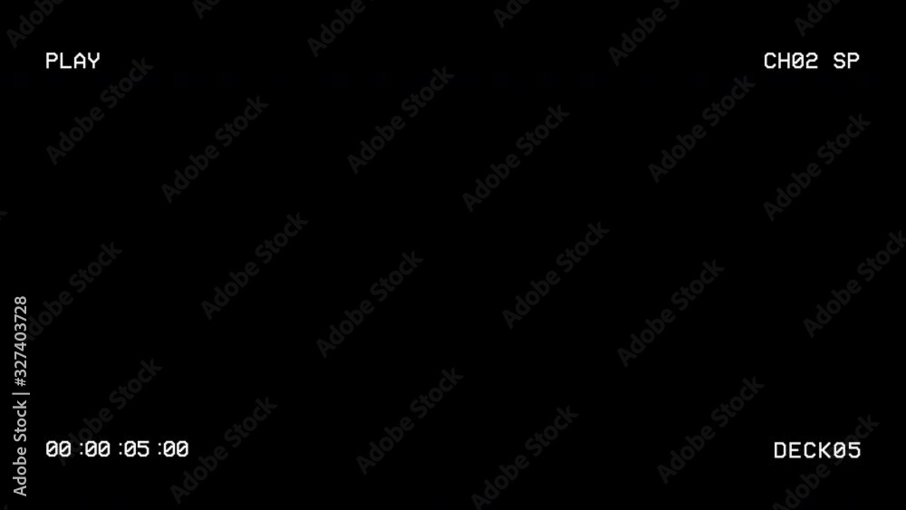 Vidéo Stock VHS background for vintage video effect. Play, forward ...