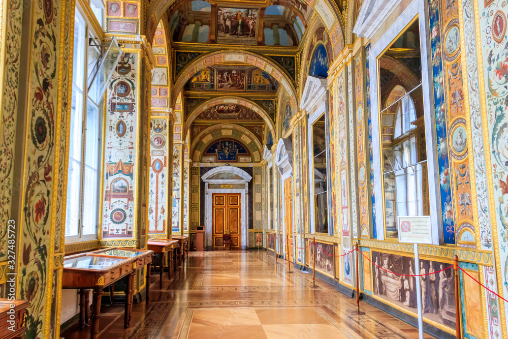 Raphael Loggias in the State Hermitage Museum in Saint Petersburg, Russia Stock Photo | Adobe Stock