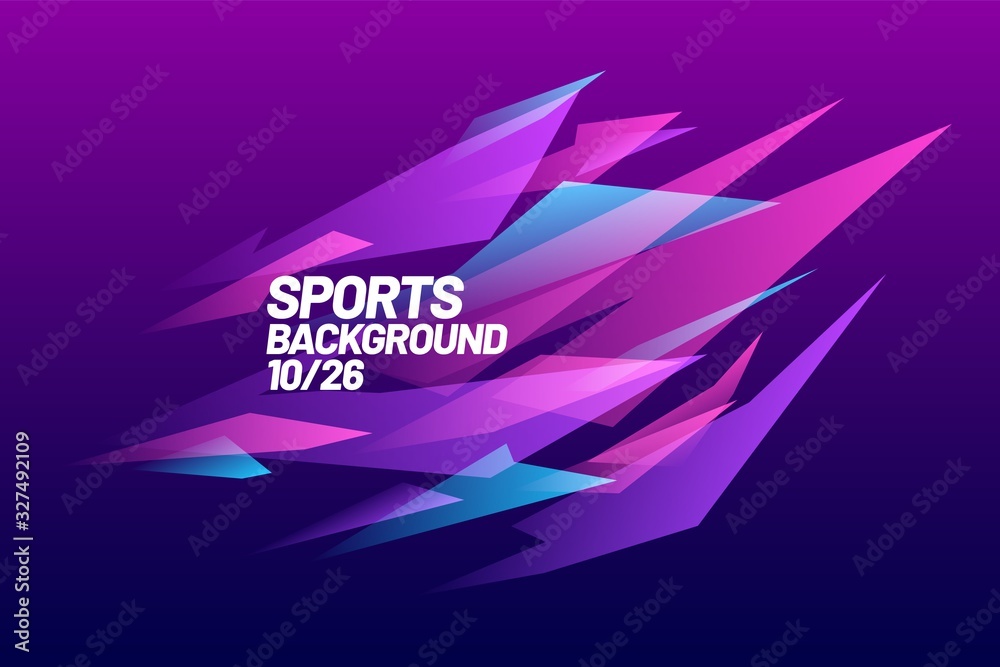 Sports background for event, tournament, championship or presentation ...
