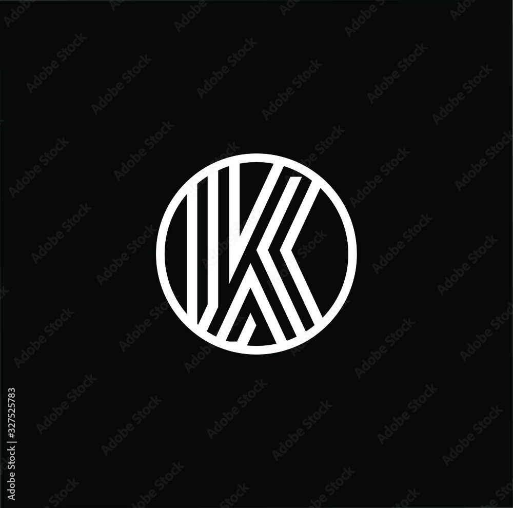 Initial based modern and minimal Logo. K KK KKK letter trendy fonts ...