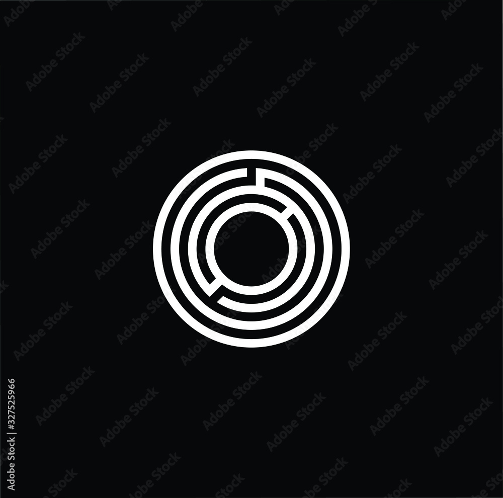 Initial based modern and minimal Logo. O OO OOO letter trendy fonts ...
